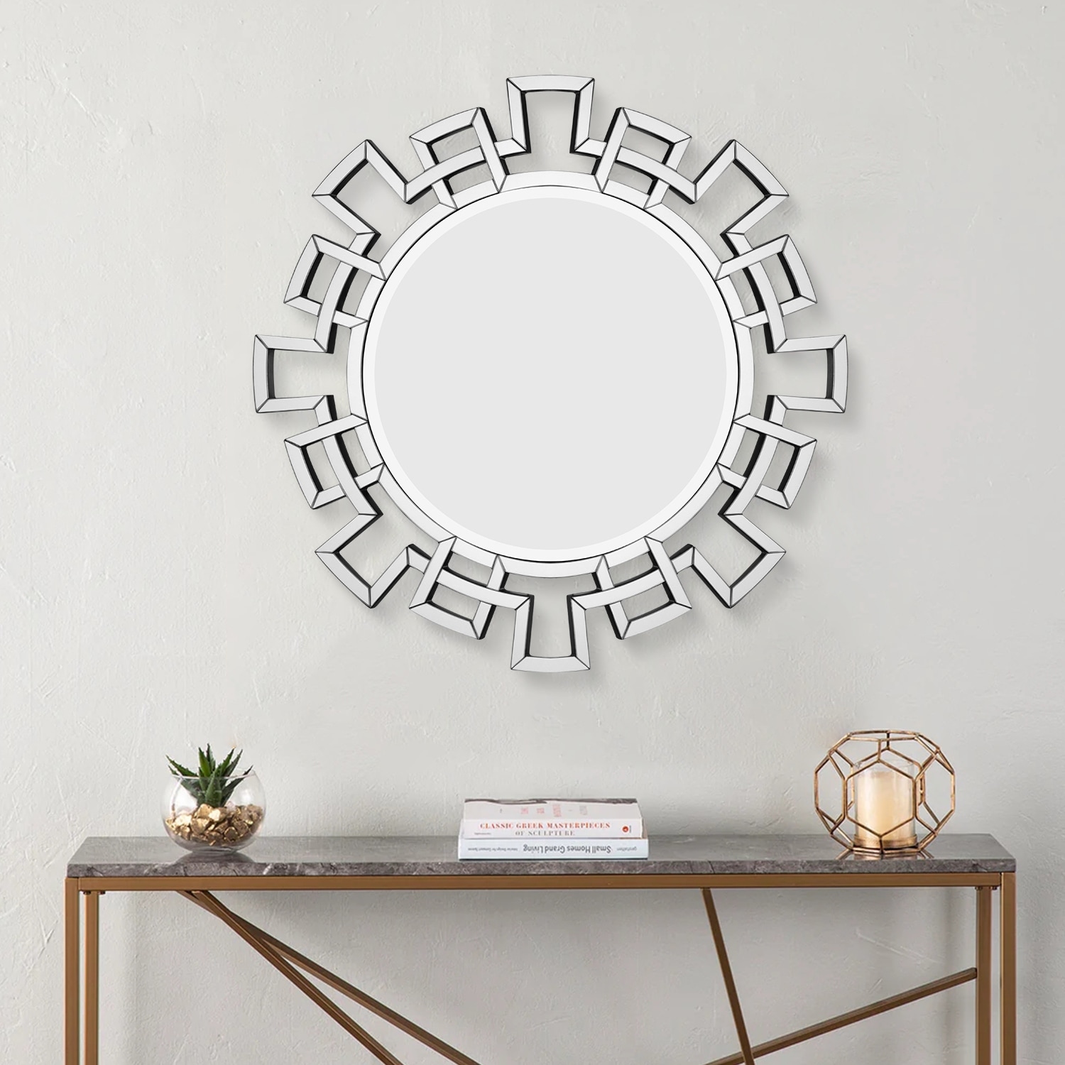 Frameless Beveled Wall Decor Mirror - Silver - On Sale - Bed Bath ...