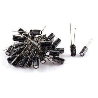 30Pcs 50V 22uF 105C Radial Lead Electrolytic Capacitor 5mm x 11mm ...