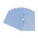 Pack of TEN 8x16 Mats Bevel Cut for 6x12 Photos - Acid Free Brittany ...