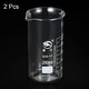2pcs 250ml Tall Form Glass Beaker 3.3 Borosilicate Lab Measuring Cups - Clear - Bed Bath ...