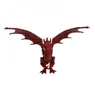 3D Printed Winged Sparkly Red Dragon Figurine - Bed Bath & Beyond ...