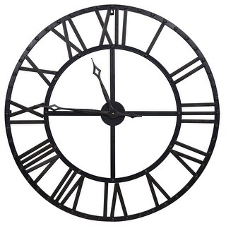 3" Bohemian Oversized Wall Clock - Bed Bath & Beyond - 36516313