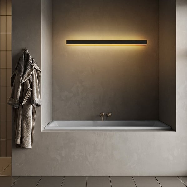 Modern Linear Strip Acrylic Integrated LED 3000K Warm Light IP65 ...