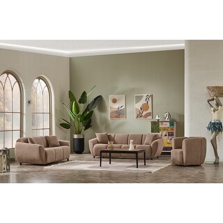 Jose 4 Pieces Living Room Sets 1 Sofa 1 Loveseat 2 Chair - Bed Bath ...