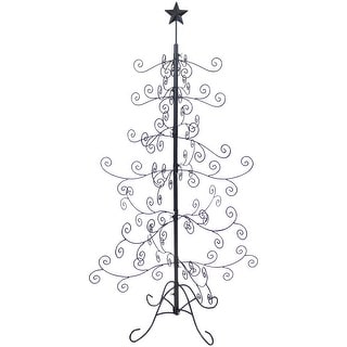 Sunnydaze Noelle Metal Christmas Ornament Tree - 60 Inch - Bed Bath ...
