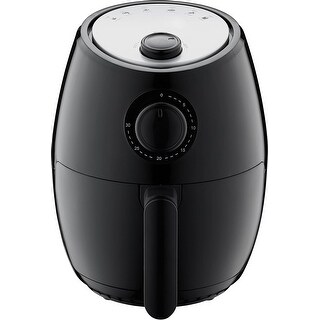 Compact Air Fryer Healthy Cooking, 2.1 Qt, Nonstick,Black - Bed Bath ...