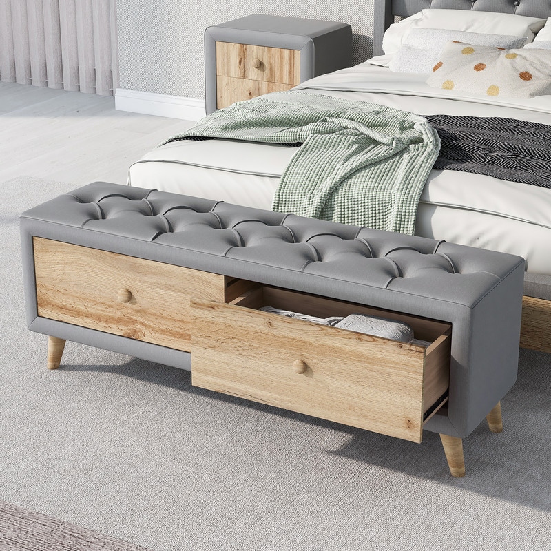 King bed ottoman bench store