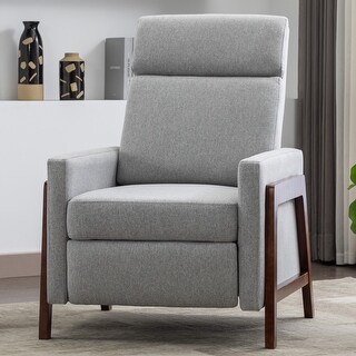 Multifunction Theater Seating Recliner Chair Gray Sleeper Sofa with ...