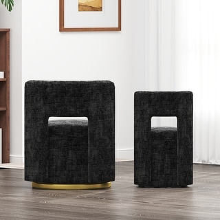 360° Round Swivel Chair with Storage Under Seat - Bed Bath & Beyond ...