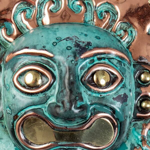 Novica Handmade 'Solar Octopus Copper And Bronze Mask - Bed Bath ...