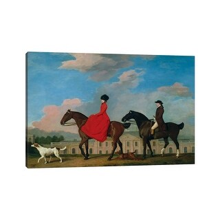 iCanvas "John And Sophia Musters Riding At Colwick Hall, 1777" by ...