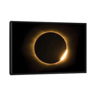 iCanvas "Eclipse With Diamond Ring And Solar Flare" by Jonathan Ross ...