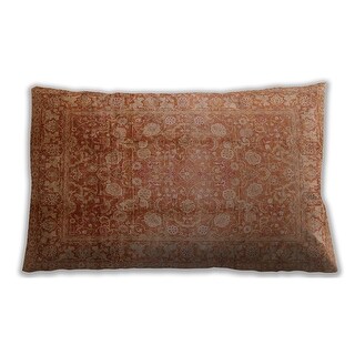 Ahgly Company Mid-Century Modern Indoor-Outdoor Mango Orange Lumbar ...