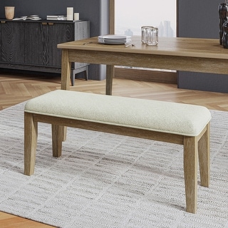 Sandra Rustic Farmhouse Design Solid Wood Dining Bench by HULALA HOME ...