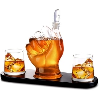 Finger Decanter w 2 Cups - Set of 2 - Bed Bath & Beyond - 35401807