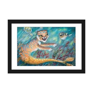 iCanvas "Mertiger And Puffy" by Heather Renaux - Bed Bath & Beyond ...