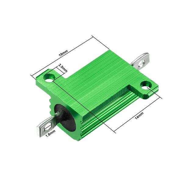 Aluminum Case Resistor 10W 0.47 Ohm Green Wirewound for LED Rod Post ...