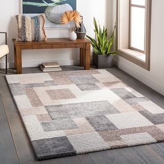 Artistic Weavers Riele Modern Graphic Plush Area Rug - Bed Bath ...