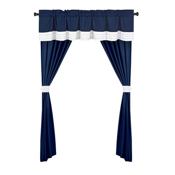 Chic Home Arisa Navy Color Block 24 Piece Room in a Bag- Sheet Set ...