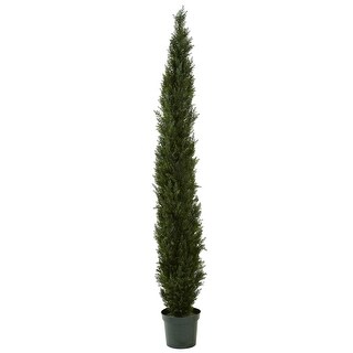 8' Mini Cedar Pine Tree w/4249 tips (Indoor/Outdoor) - 8’H x 26”W x 26 ...