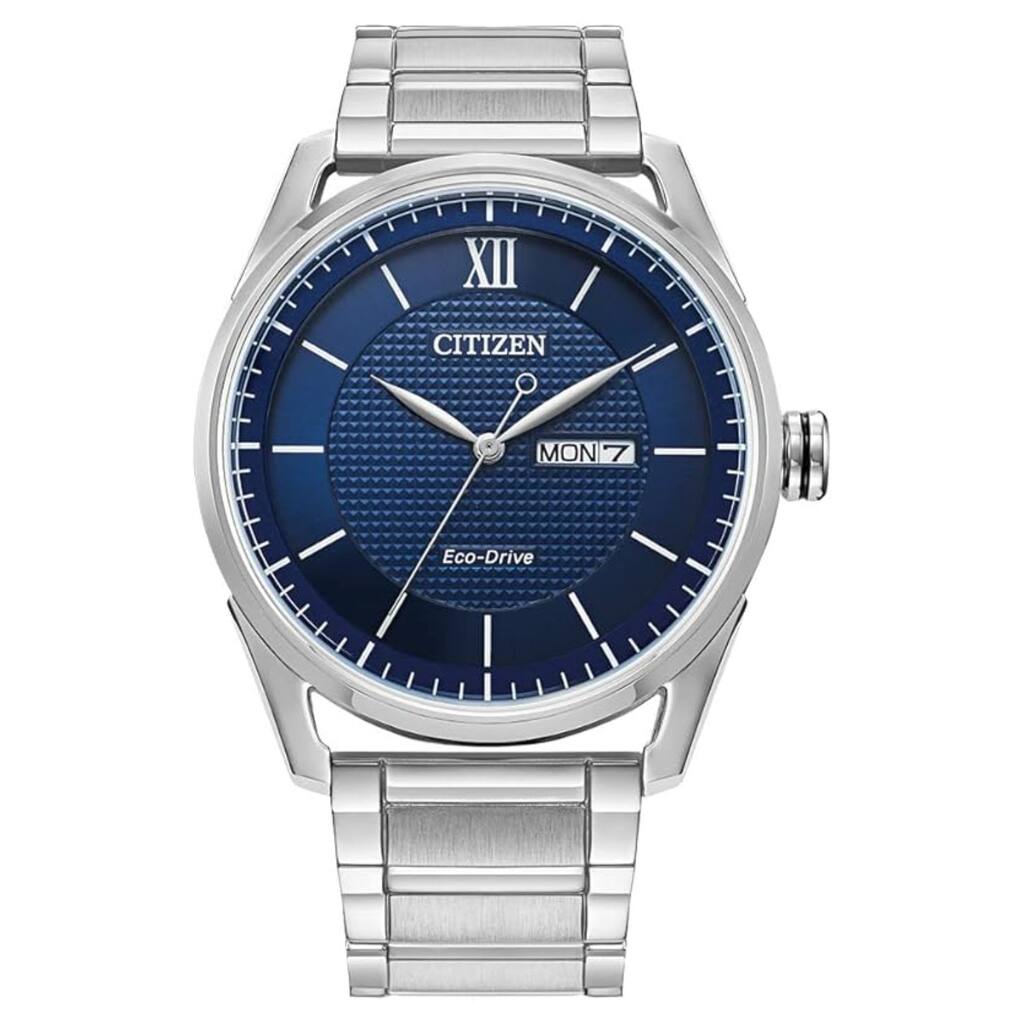 Citizen Men's Eco-Drive Blue Dial Watch - AW0081-54L - One Size ...