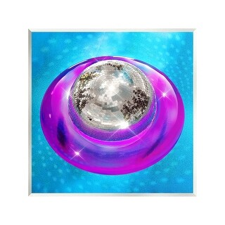Stupell Disco Ball in Pool Wall Plaque Art Design By Ziwei Li - Bed ...
