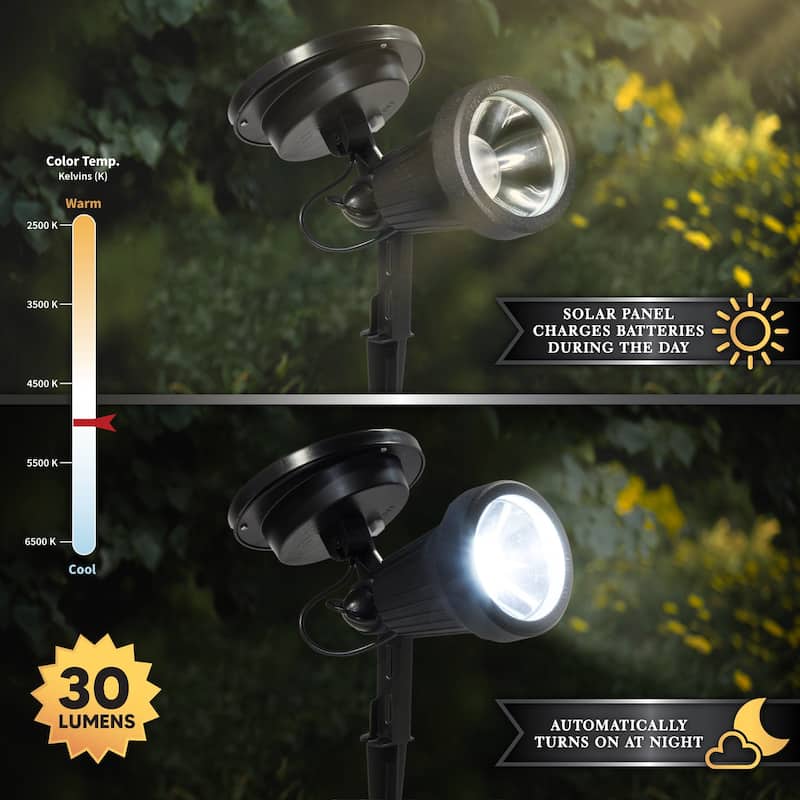 Classy Caps High Performance Solar Spotlight (Set of 2) - On Sale ...