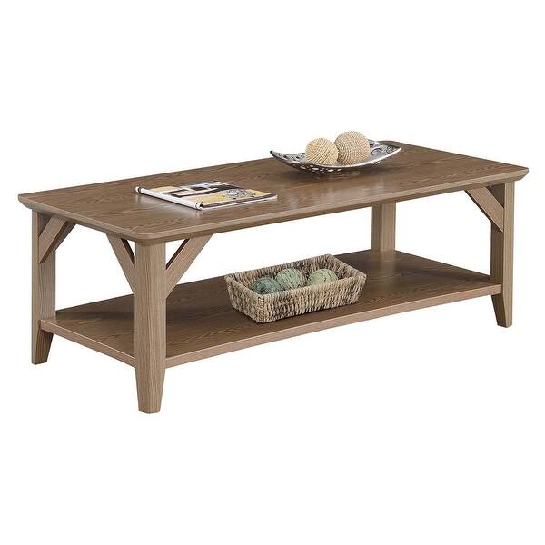 Convenience Concepts Winston Coffee Table with Shelf - On Sale - Bed ...