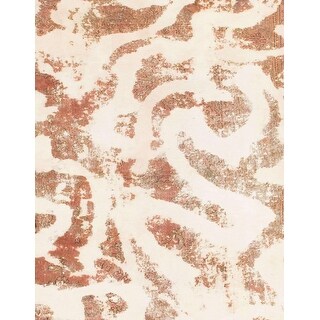 Ahgly Company Machine Washable Abstract Blanched Almond Beige Area Rugs ...