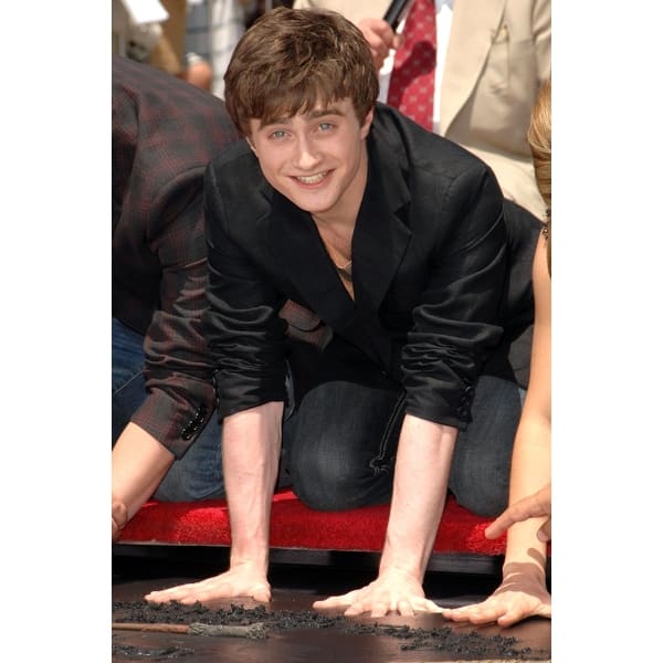 Daniel Radcliffe At The Induction Ceremony For Harry Potter Foot-Print ...