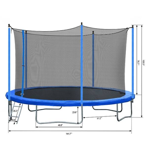Peace of Mind Jumping: A Durable 12FT Trampoline Featuring Safeseal ...