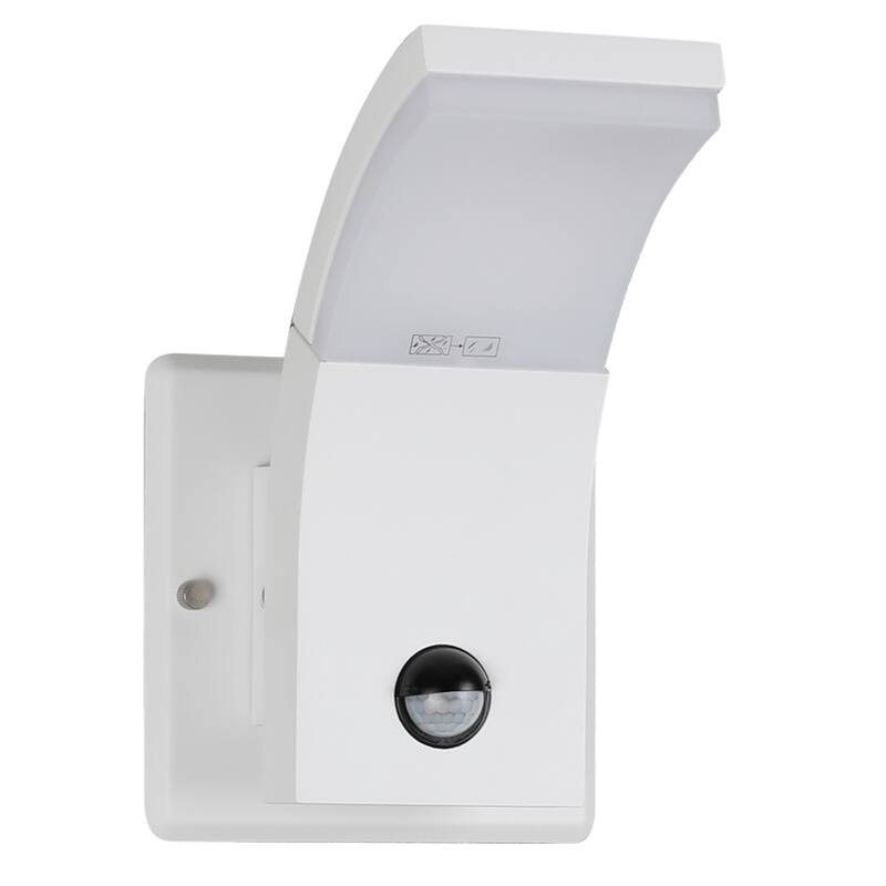 Wall Light Outdoor PIR Sensor LED Wall Mount Lamp 6W 450Lm 3000K 18513 ...