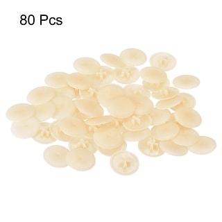 Screw Cap Covers, 80pcs 16.7x4.3mm Plastic Screw Decoration Cover ...