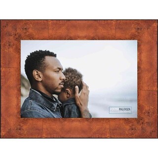 3x4 Traditional Honey Pecan Complete Wood Picture Frame with UV Acrylic ...