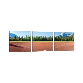 iCanvas "Baseball field, Baseball Diamond, Alberta, Canada" by ...