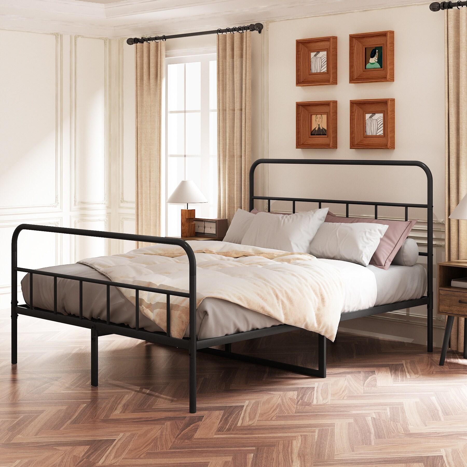 Metal bed slats king store