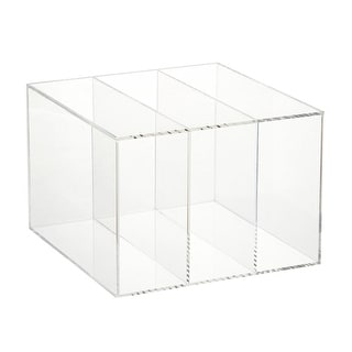 3-Compartment Luxe Acrylic Handbag Organizer Clear - Bed Bath & Beyond ...