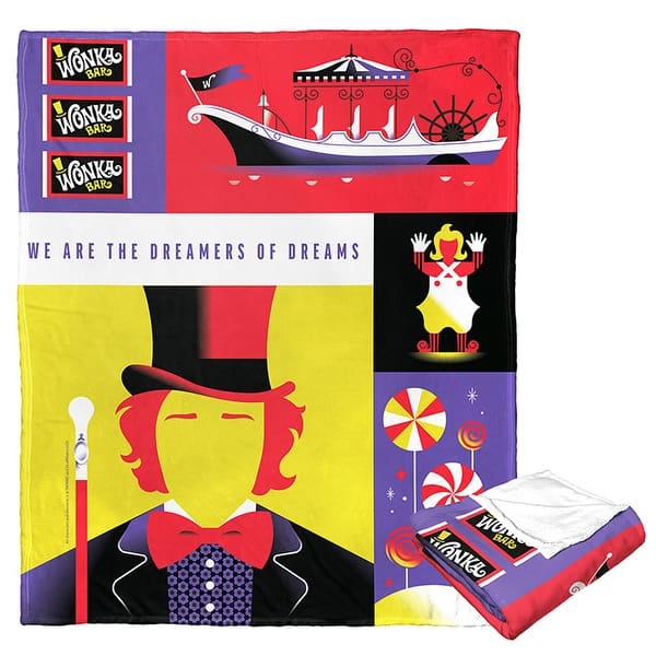 Warner Brothers WB100 Dreamer Of Dreams Silk Touch Throw Blanket - Bed ...