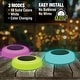 Bell + Howell Color Changing LED Solar Powered Disk Lights - 8 Pack ...