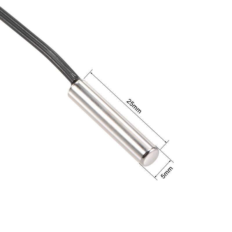5pcs 20K Temperature Sensor Probe, Stainless Steel NTC Thermal Probe ...
