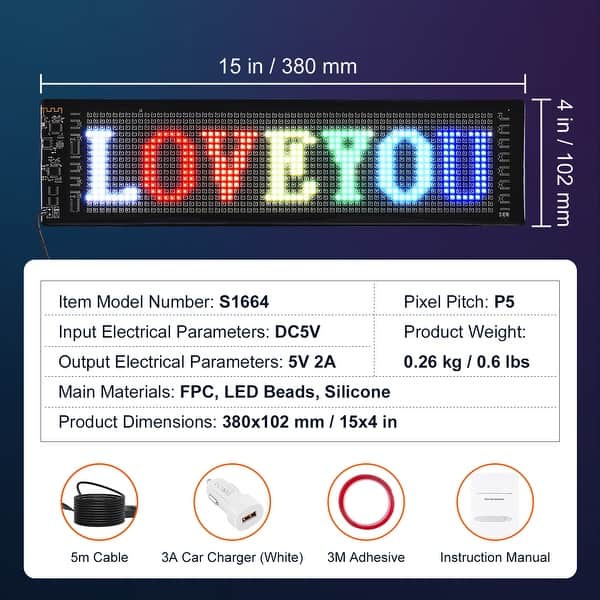 led text display board