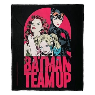 DC Comics Batman Silk Touch Throw Blanket Gotham City Sirens Team Up ...
