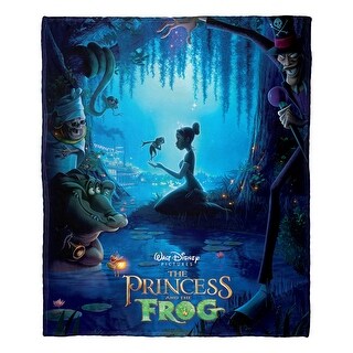 Disney Princess Frog Poster Silk Touch Throw Blanket - Bed Bath ...