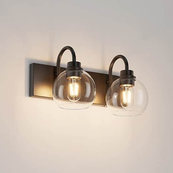 2-Lights bath light Industrial industrial bathroom lighting Aluminum ...