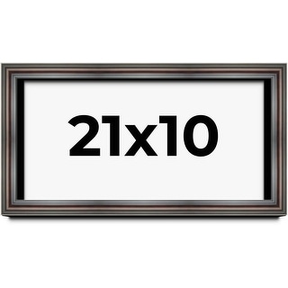 21x10 Shadow Box Frame Brown Cherry | 2.625 Inches Deep Pine Wood - Bed ...
