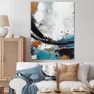Designart "Exploring Boho Simplicity Iii" Abstract Canvas Art Print ...