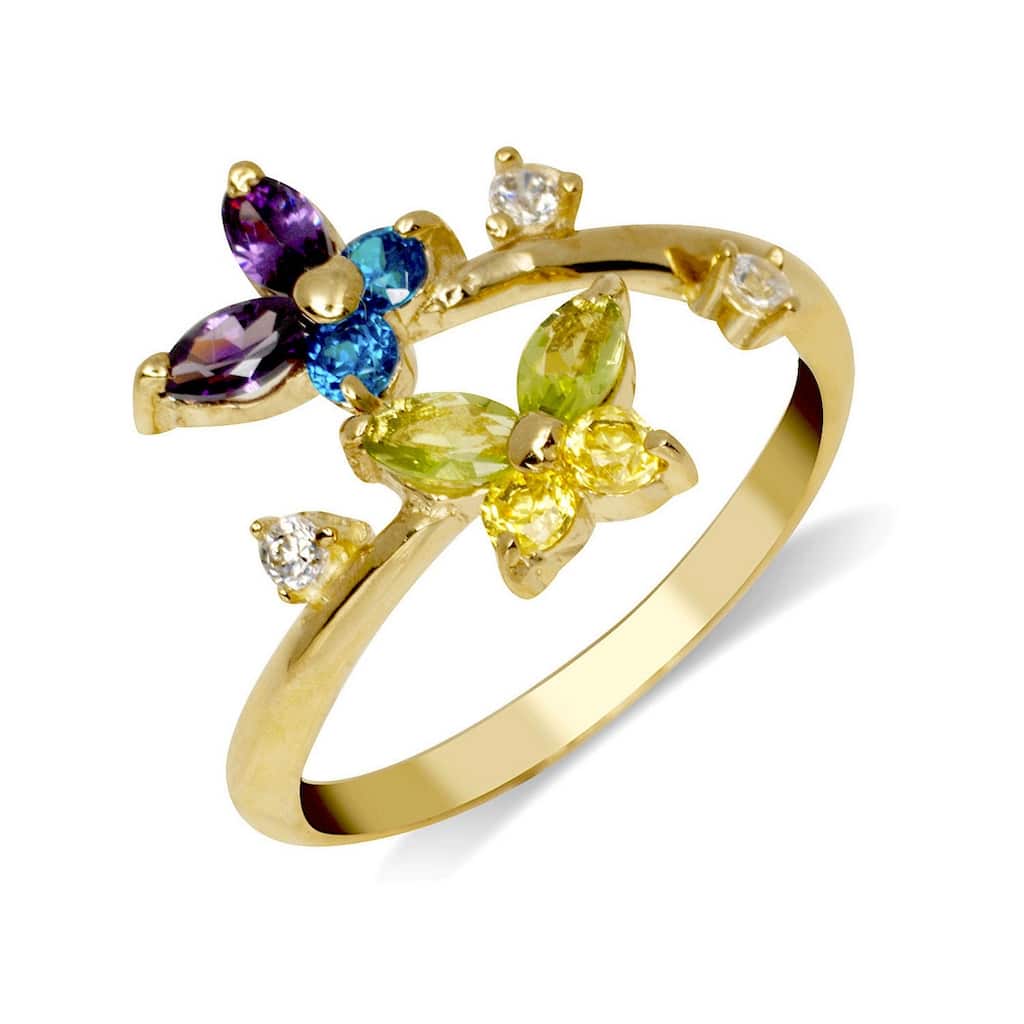 Curata Womens Adjustable Solid 14 karat Yellow Gold StarFish Toe Ring ...