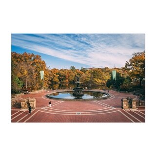 Bethesda Terrace New York Bethesda Terrace Autumn 02 Art Print/Poster ...