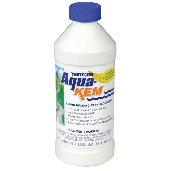 Thetford 09852 Aqua-Kem Liquid Holding Tank Deodorant, 1 Quart - Bed ...