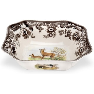 Spode Woodland Square Serving Bowl Deer - 9.5" - Bed Bath & Beyond ...